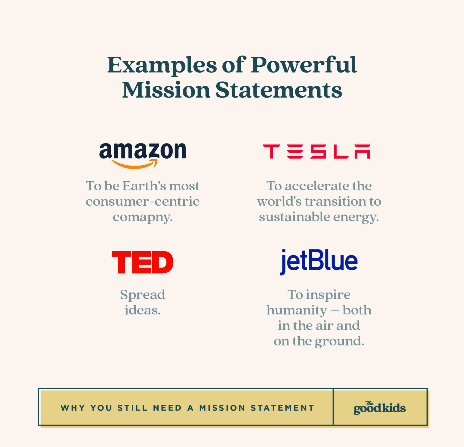 You Need A Mission Statement - The Good Kids