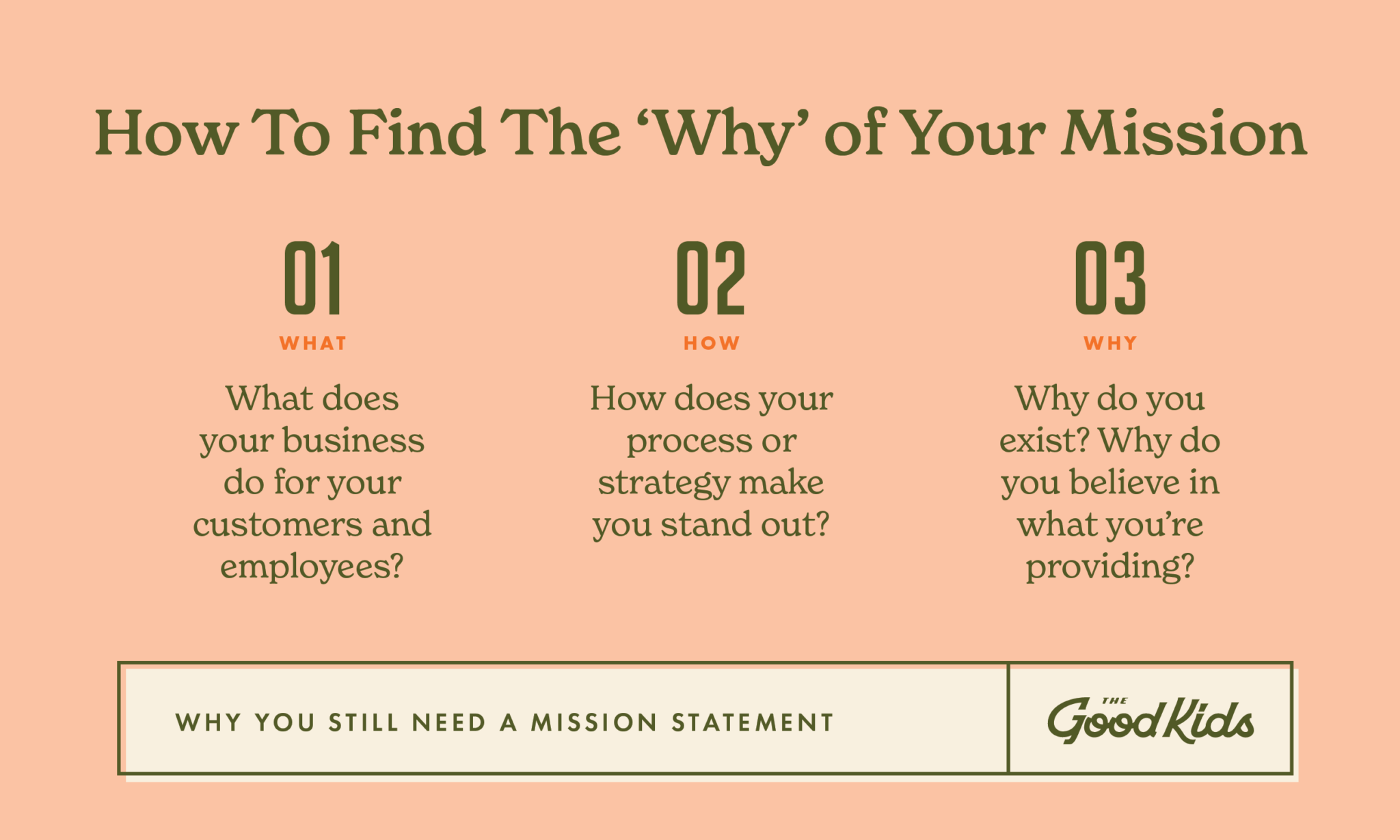 You Need A Mission Statement - The Good Kids